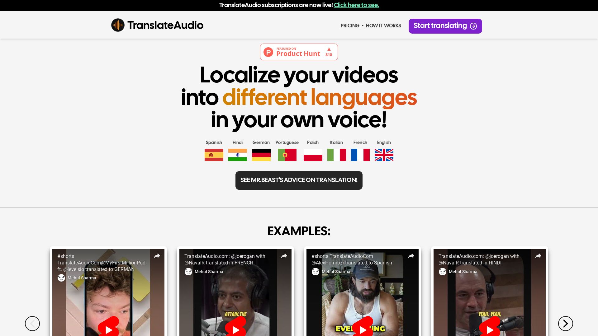 TranslateAudio | Audio Translation Services Simplified | Futureen