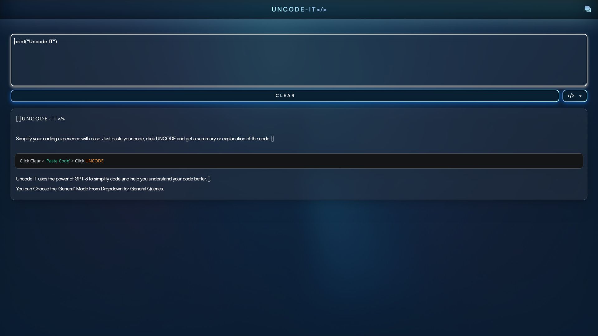UNCODE-IT | Simplified Code Explanations | Futureen