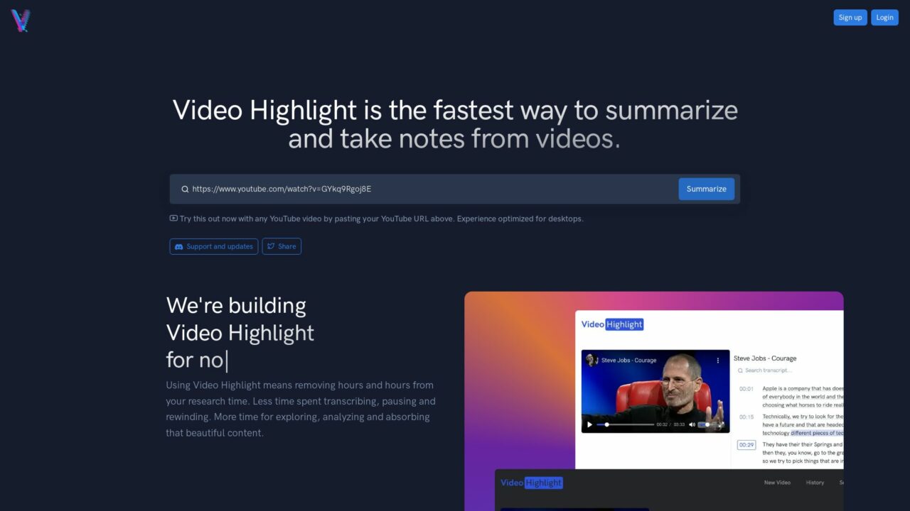 Video Highlight 🎥 Summarize & Take Notes from Videos | Futureen