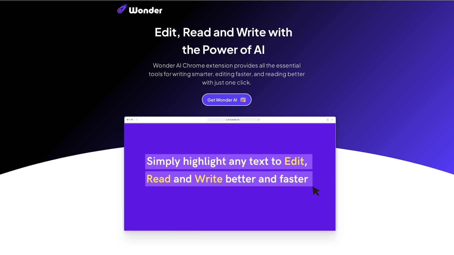Wonder AI | Write, Edit, and Read Smarter with AI | Futureen
