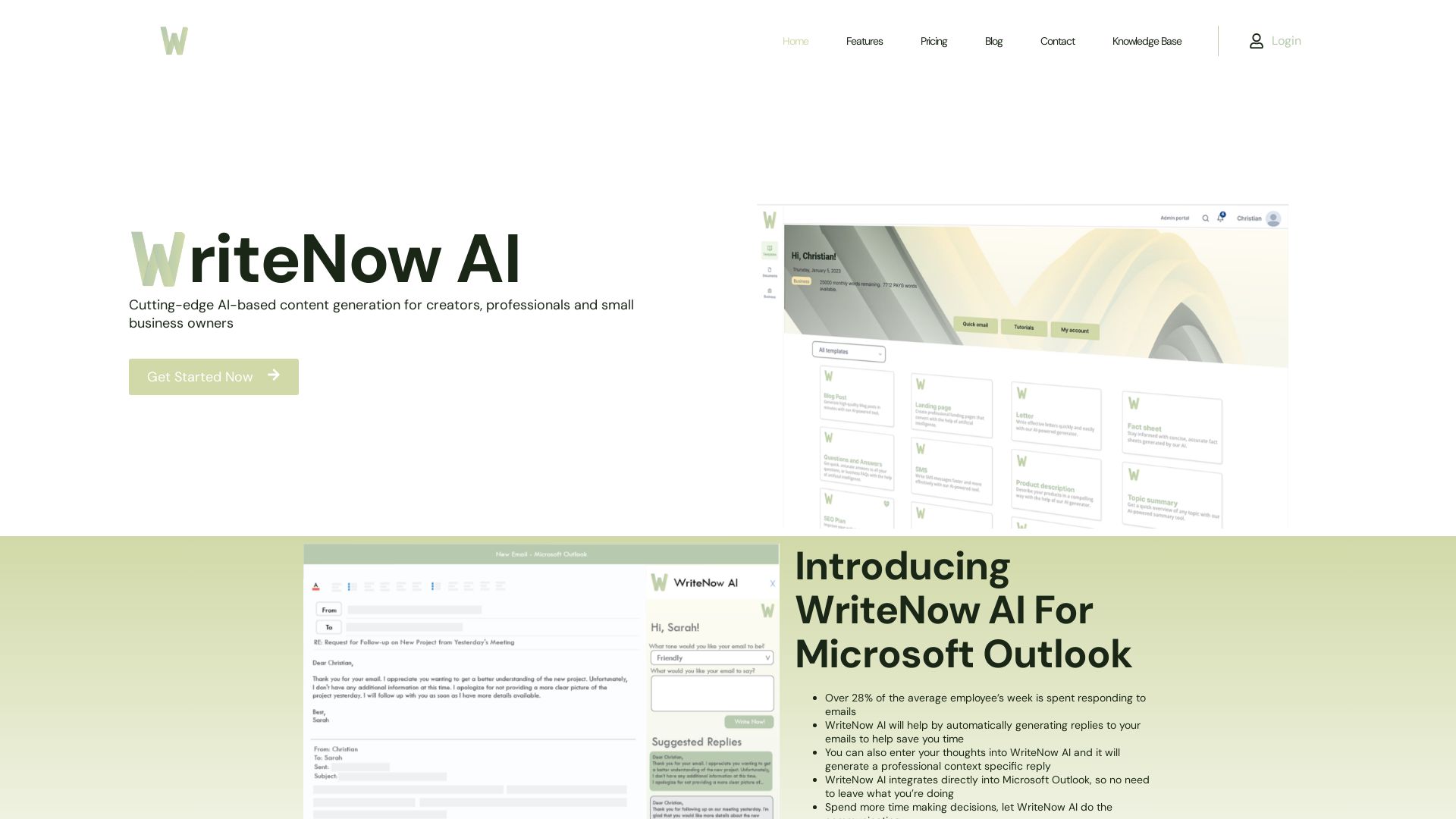 WriteNow AI | Content Creation for Creators & Businesses | Futureen