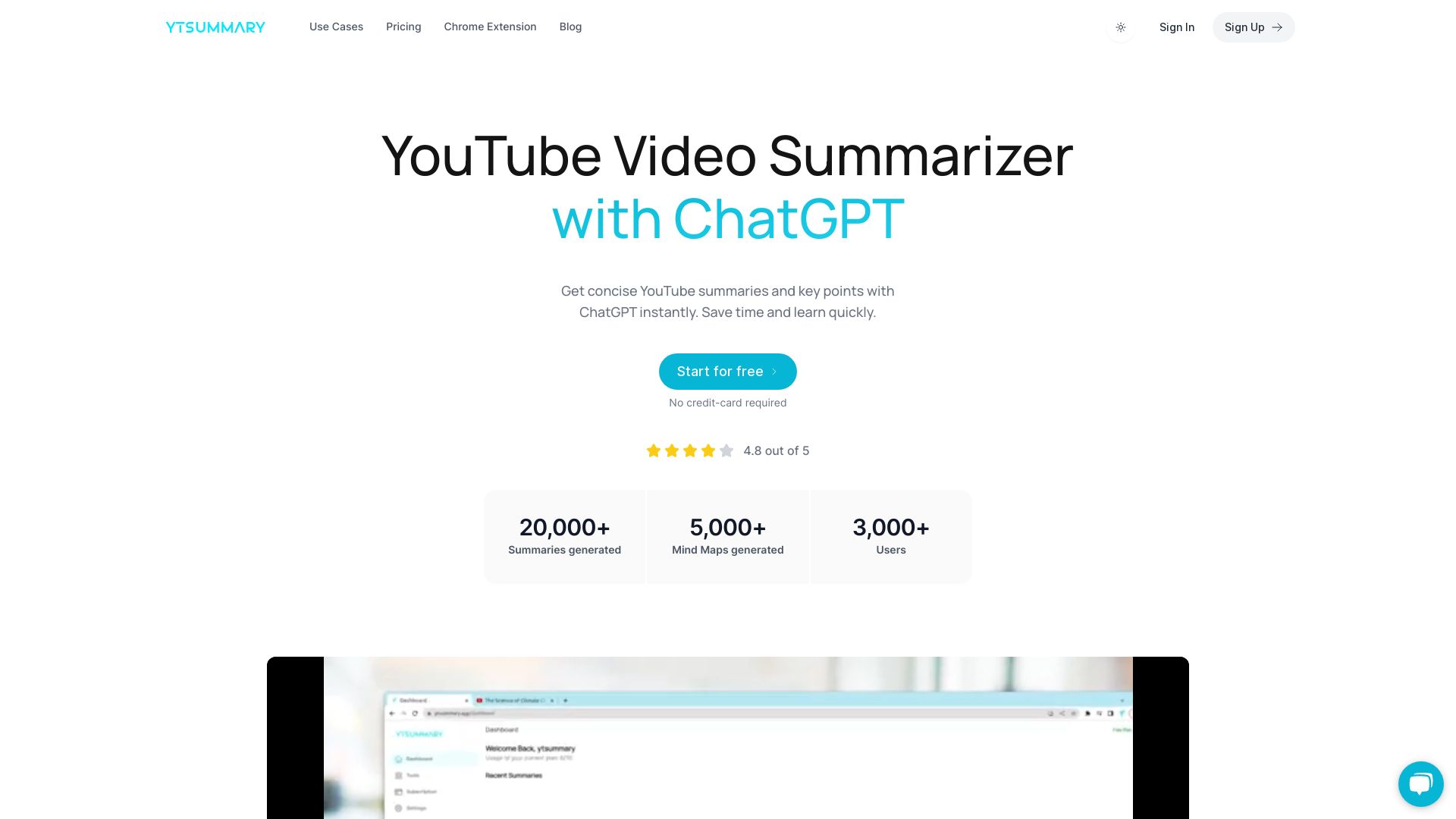 YTSummary | Get instant concise YouTube summaries | Futureen