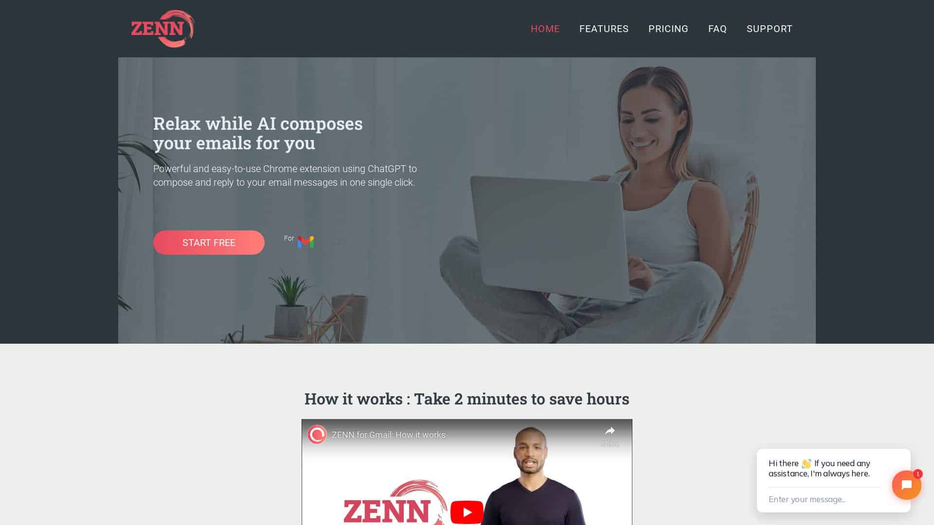Zenn | Powerful AI Chrome Extension for Email Organization | Futureen