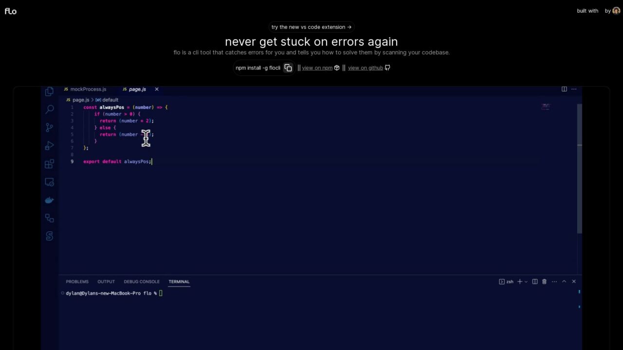 Flo | Debugging Tool Never Get Stuck on Errors | Futureen