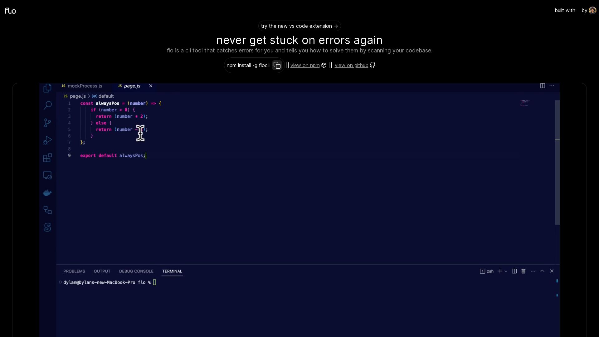 Flo | Debugging Tool Never Get Stuck on Errors | Futureen