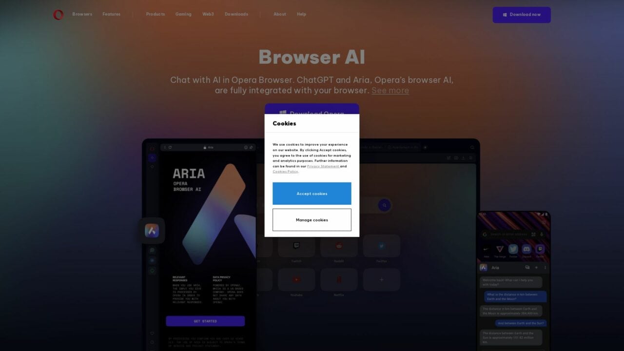 Opera Browser ???? Chat with AI | Futureen