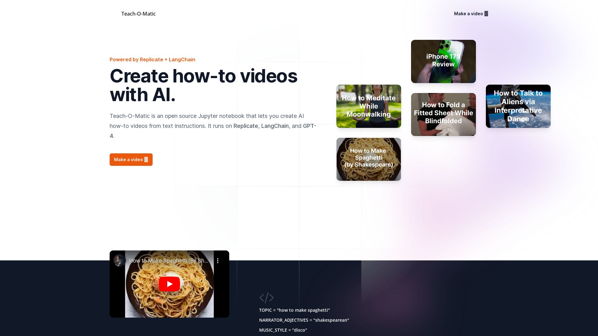 Teach-O-Matic | AI How-to Videos for Learning | Futureen