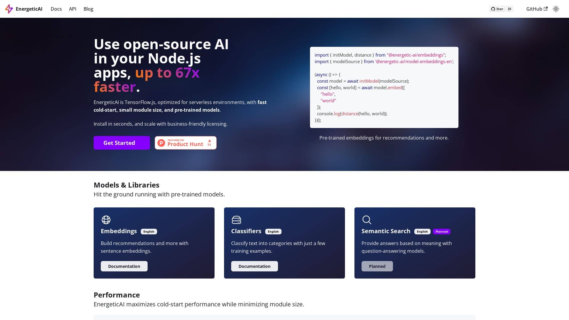 EnergeticAI | Open-Source AI for Node.js Applications | Futureen