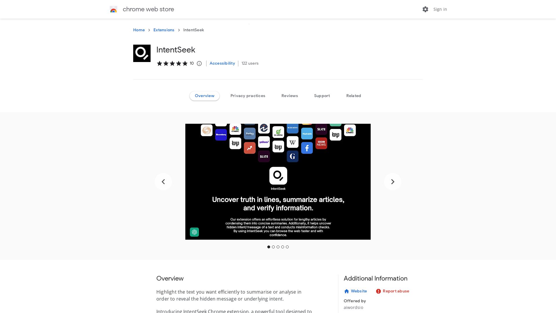 IntentSeek | Advanced Text Interaction for Better Browsing | Futureen