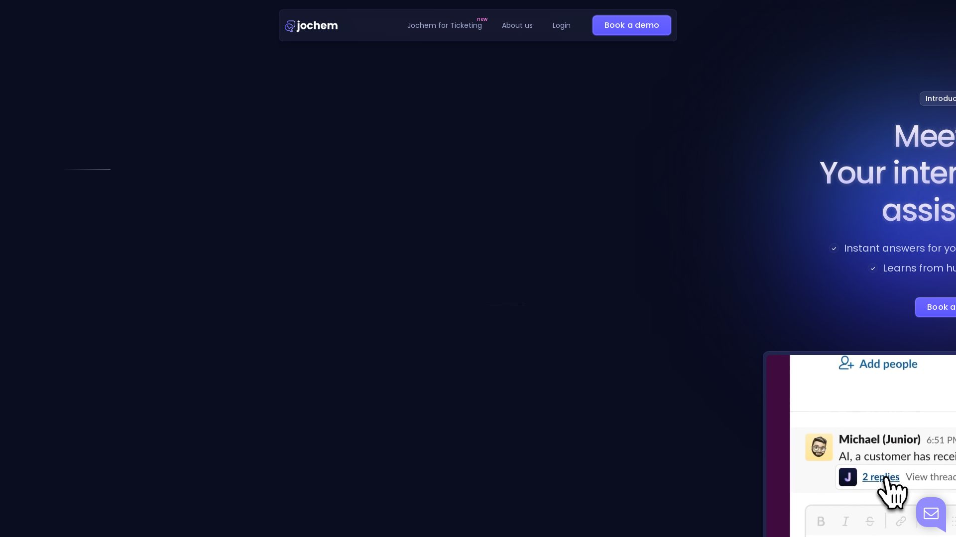 Jochem.ai | Your Customer Care Knowledge Assistant | Futureen