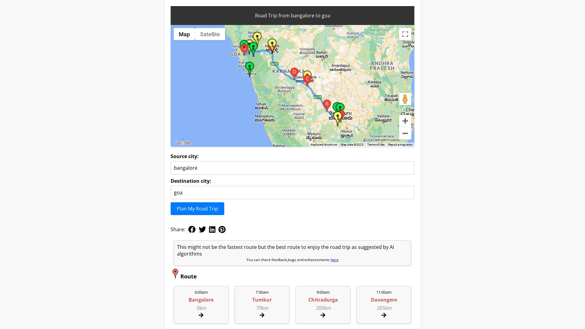 PlanMyRoadTrips.com | Easy Road Trip Planning Guide | Futureen