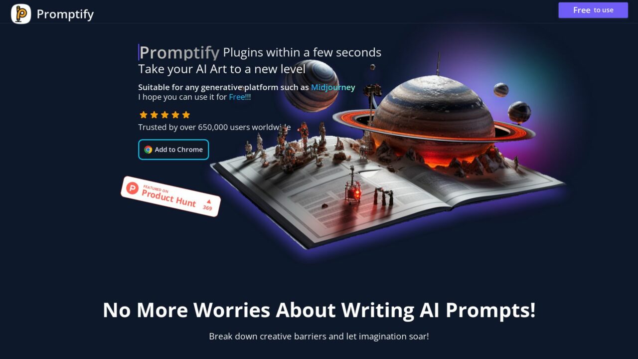 Promptify | Art Prompt Optimization Made Easy | Futureen