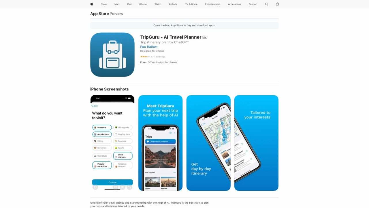 TripGuru 🌍 Personalized AI Travel Planner | Futureen