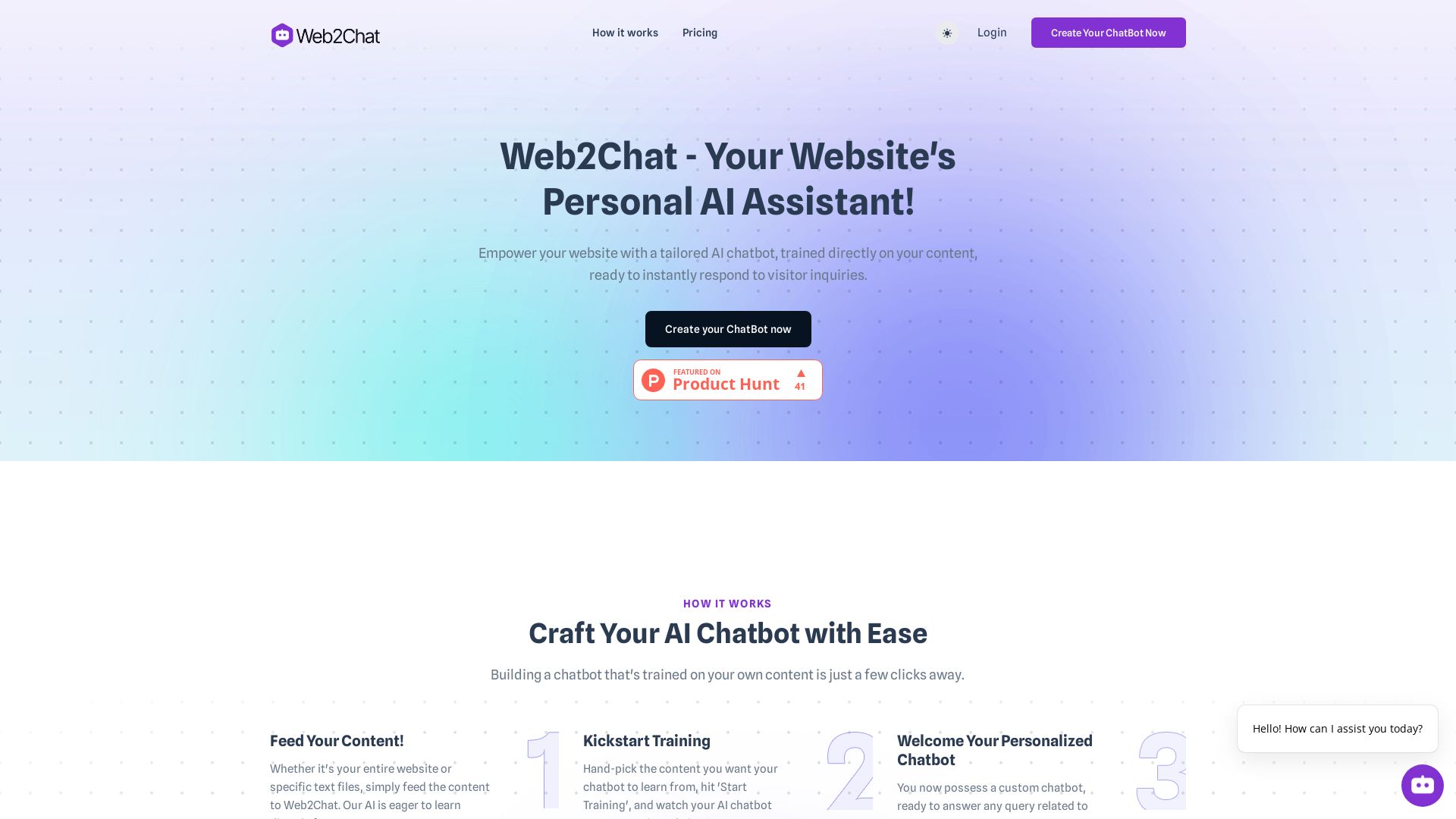 Web2Chat | Boost Customer Engagement with an AI Chatbot | Futureen