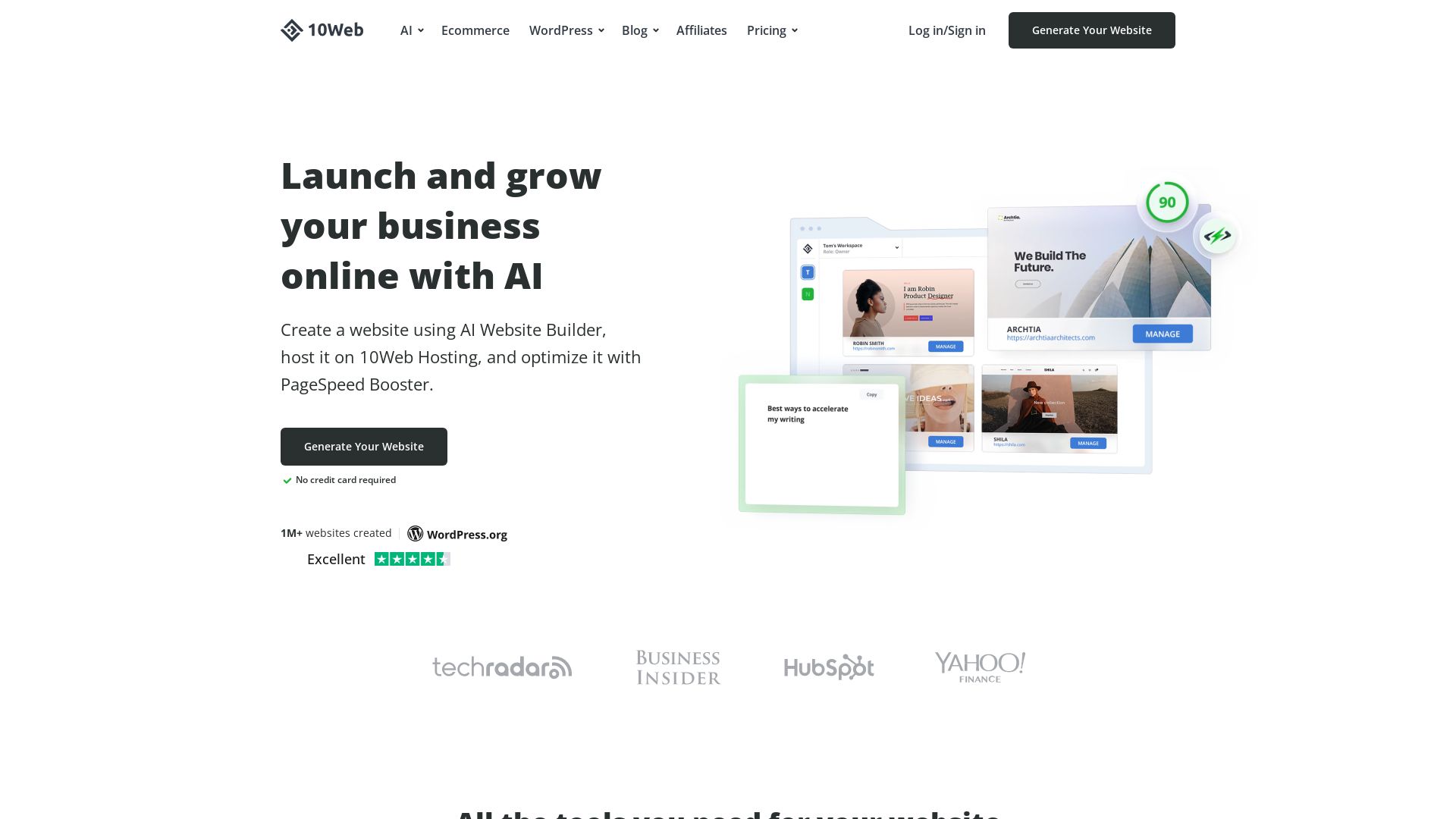 10Web | Elevate Your Web Presence Using AI | Futureen