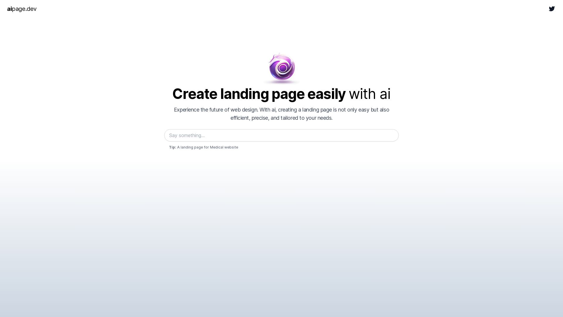 AIPage.dev | Create Landing Pages Instantly | Futureen