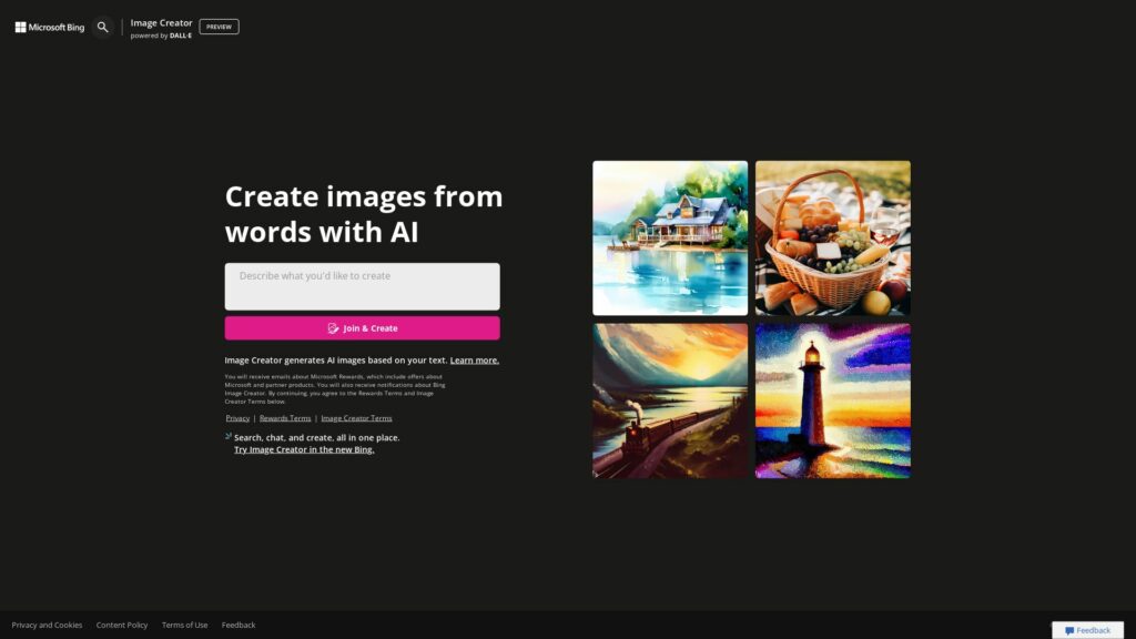 Bing Image Creator | Find and Create Rewards! | Futureen