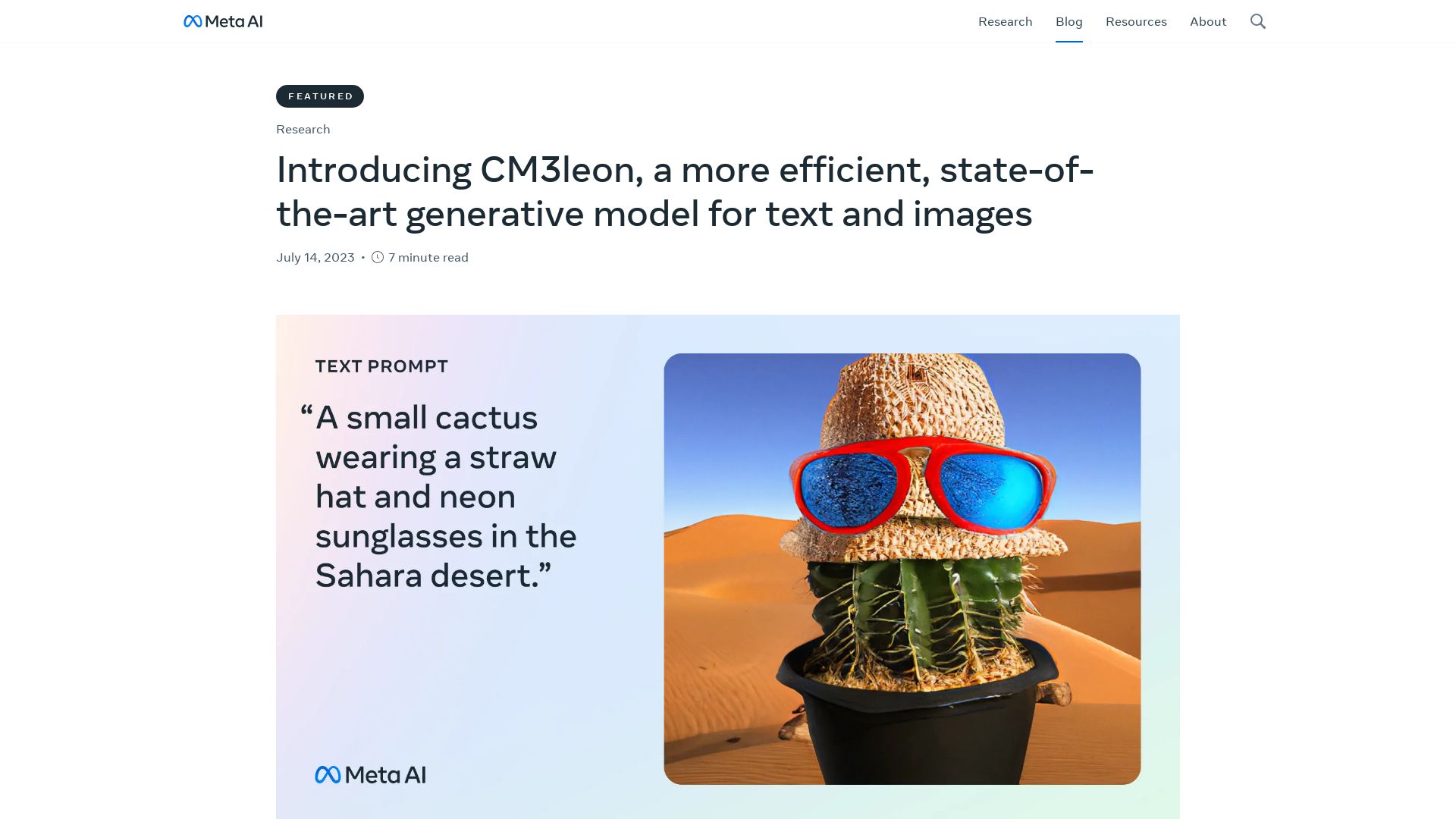 CM3leon | Efficient Text and Image Generation | Futureen