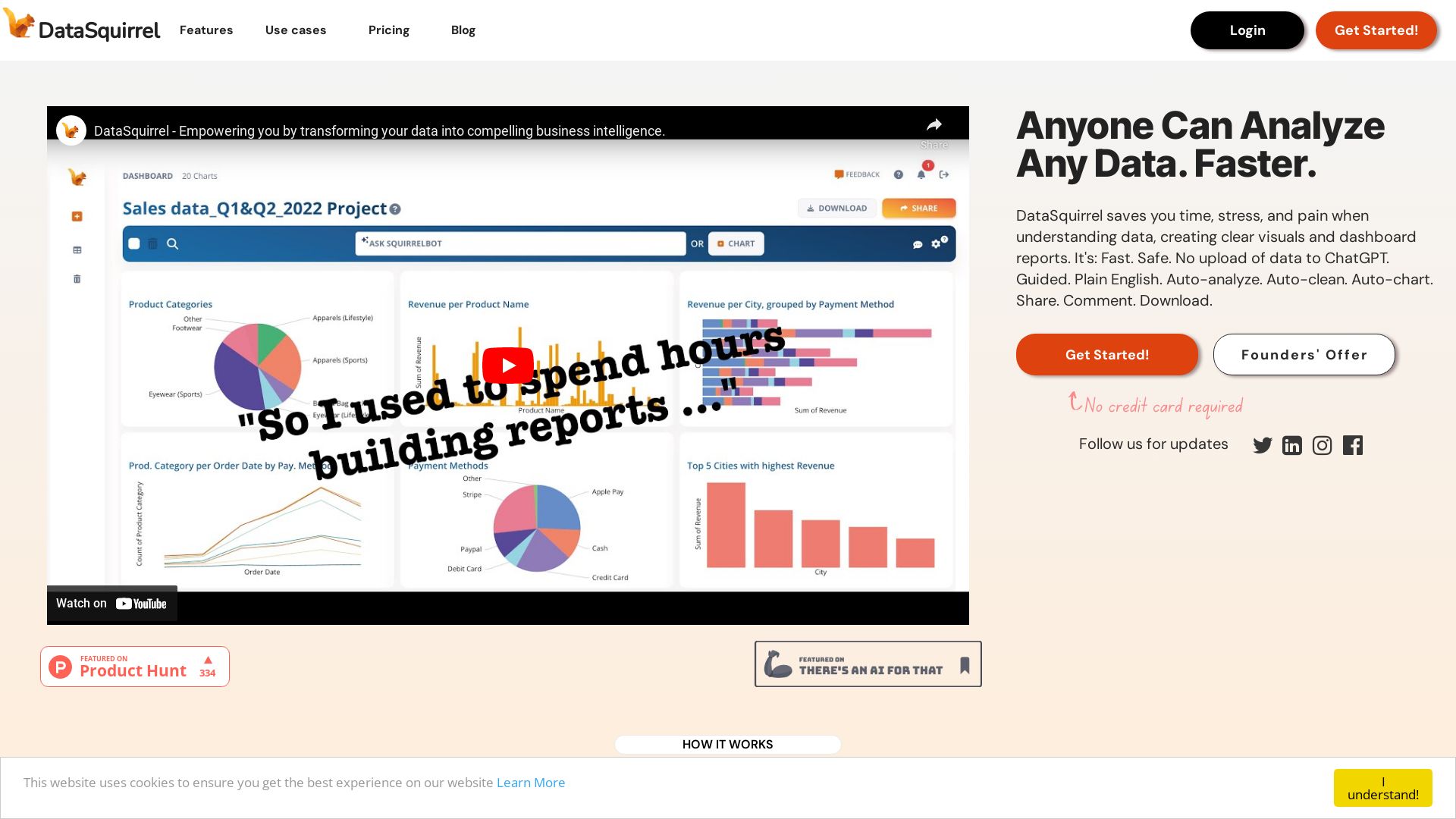 DataSquirrel.ai | Analyze Data Faster with Insights | Futureen