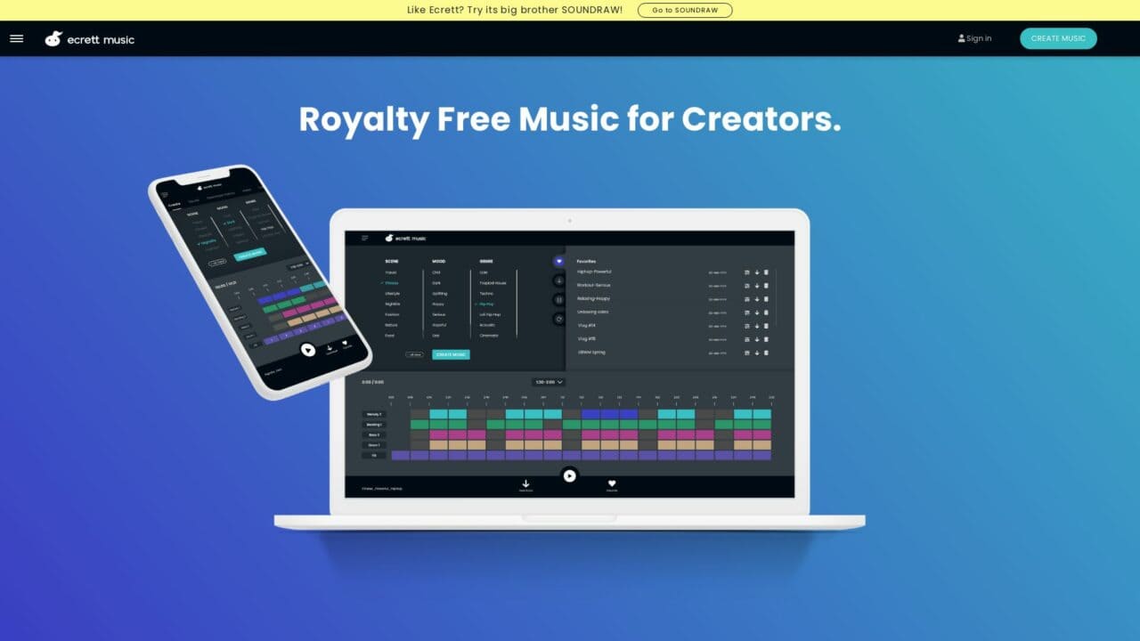 Secrett Music | Create Royalty-Free Music Easily | Futureen