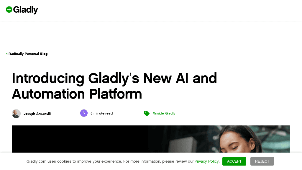 Gladly | New AI Platform Custom Support for Inquiries | Futureen