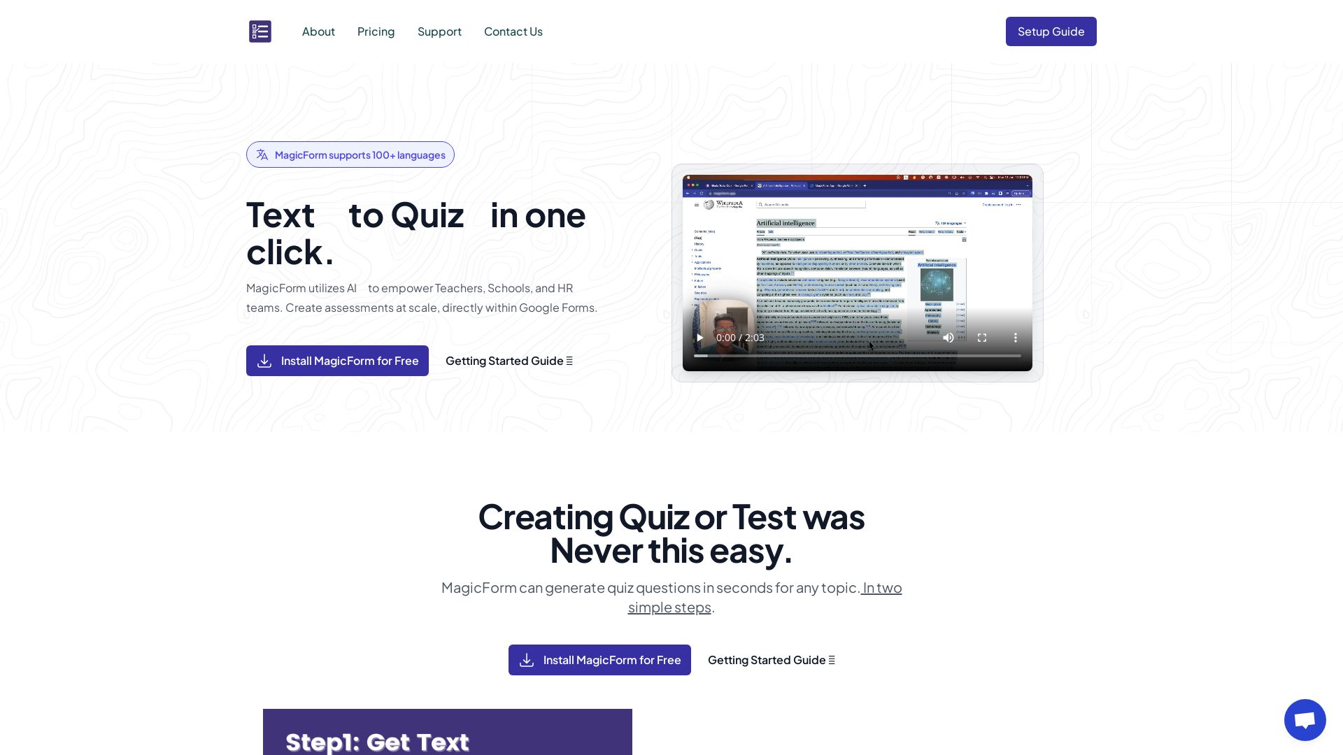 MagicForm.app | Create Quizzes Instantly | Futureen