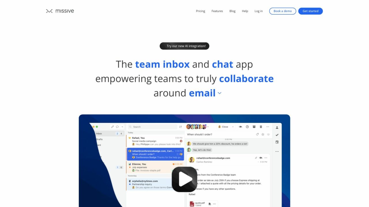 Missive | All-In-One Team Communication Solution | Futureen