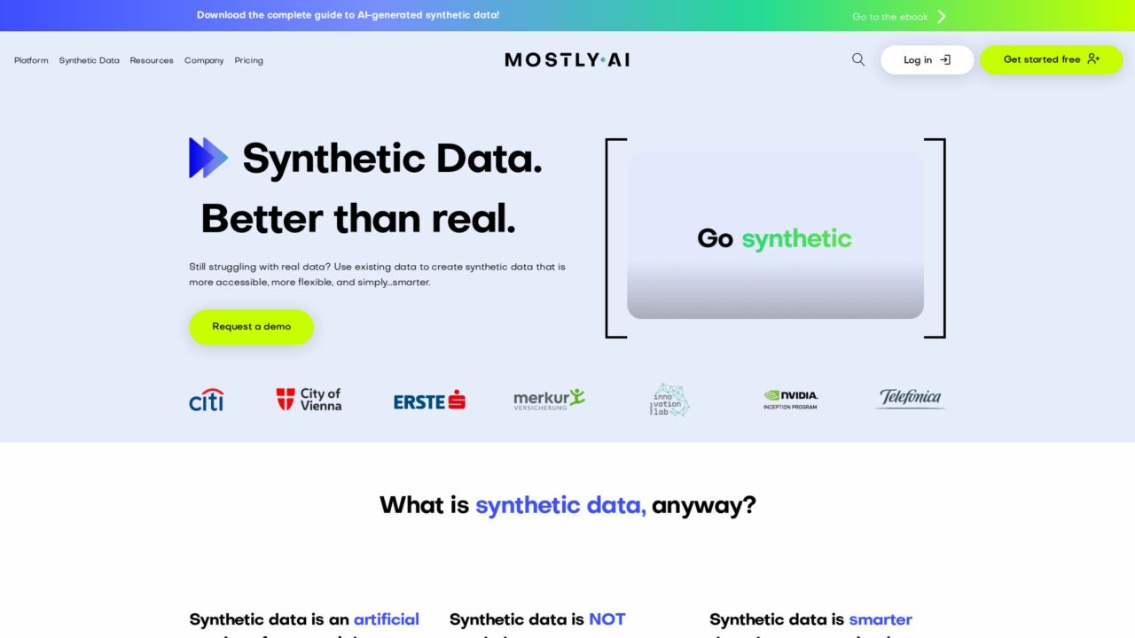 MOSTLY AI 🧪 Synthetic Data Pioneer | Futureen
