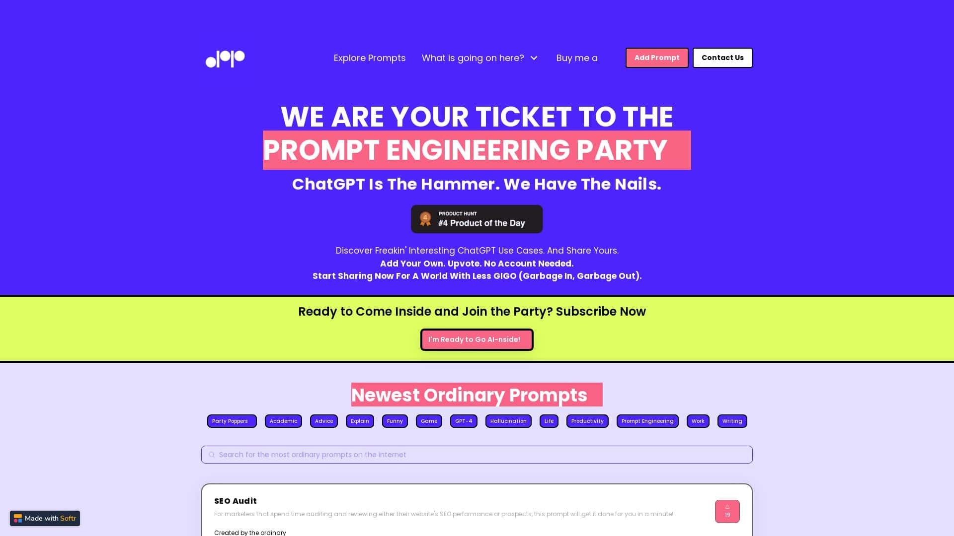 ChatGPT | The Best AI Prompt Database | Futureen