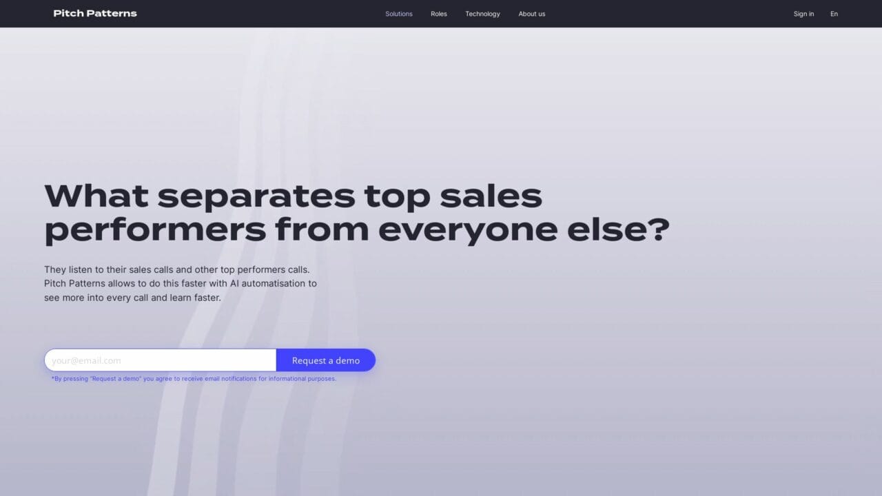 Pitch Patterns | Sales Call Analysis and Coaching Insights | Futureen