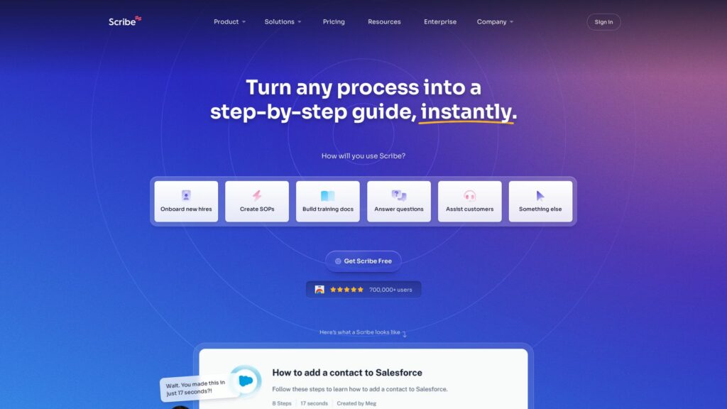 Scribe 📝 Create Fast Guides | Streamline Your Processes | Futureen