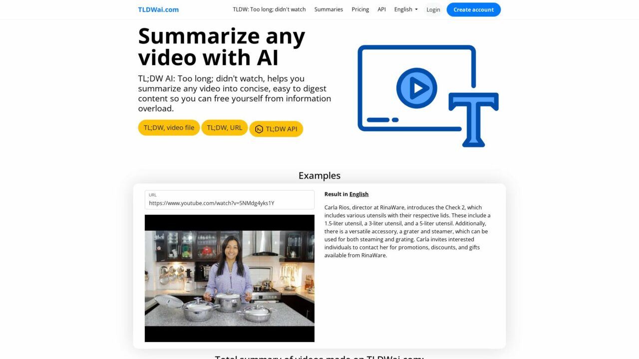TL;DW AI | Simple Video Summaries at Your Fingertips | Futureen