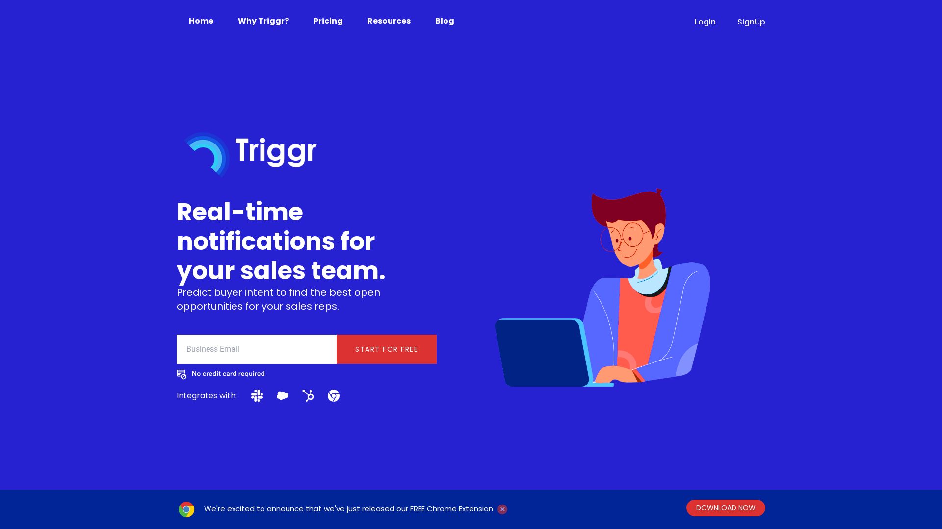 Triggr | Real-Time Sales Notifications & Quality Contact Data | Futureen
