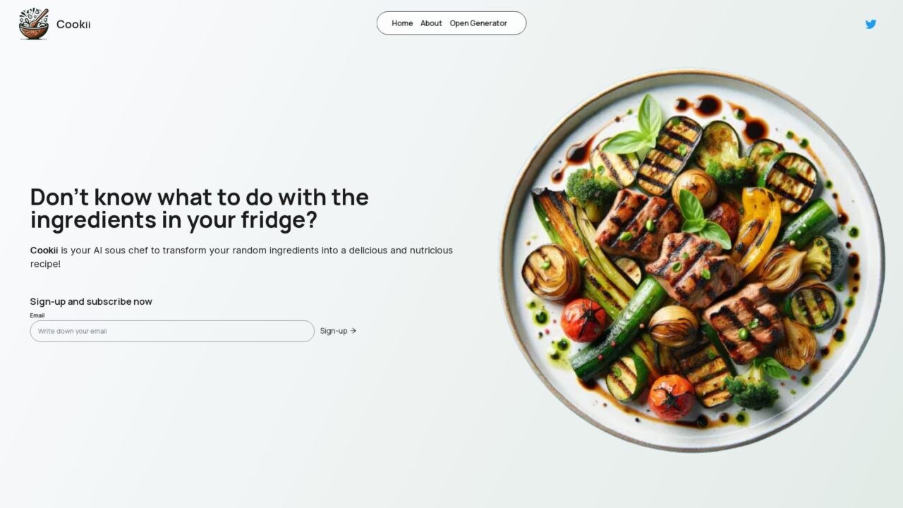 Cookii | Your AI Cooking Assistant | Futureen