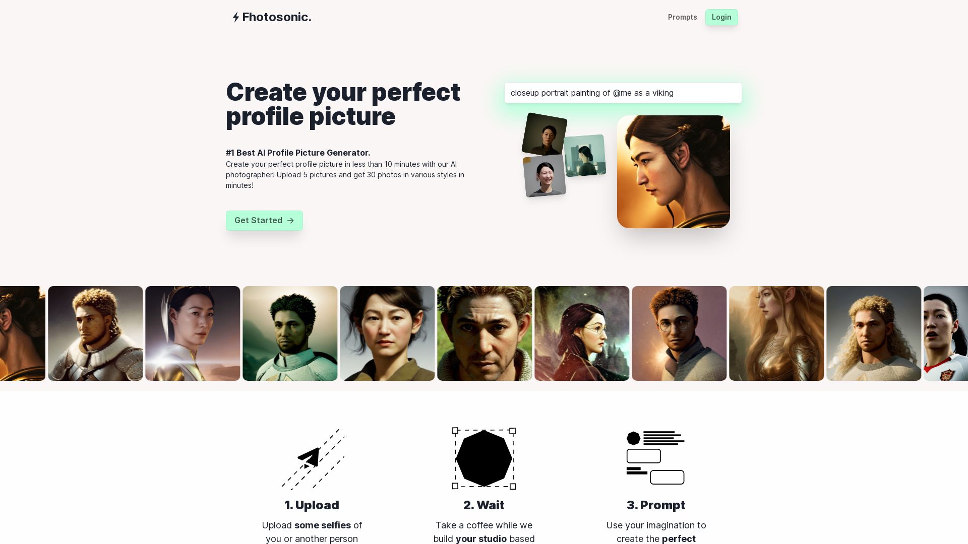 Photosonic | Create 4K profile pictures in 30 minutes | Futureen