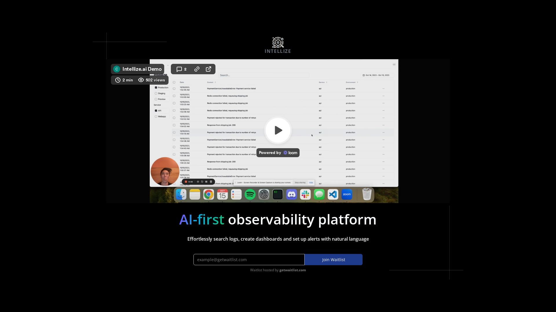 Intellize | Simplify Log Management with AI | Futureen