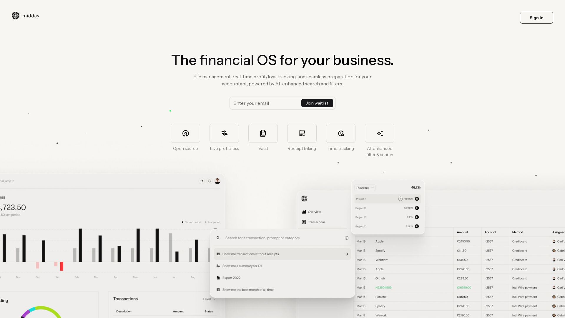 Middayai | Simplifying financial management for small businesses | Futureen