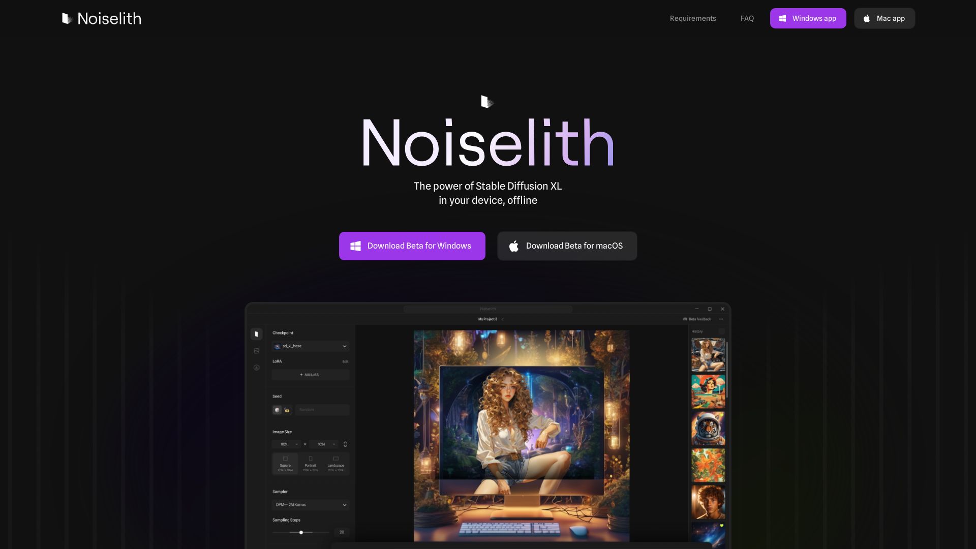 Noiselith | Create images securely on your device. | Futureen