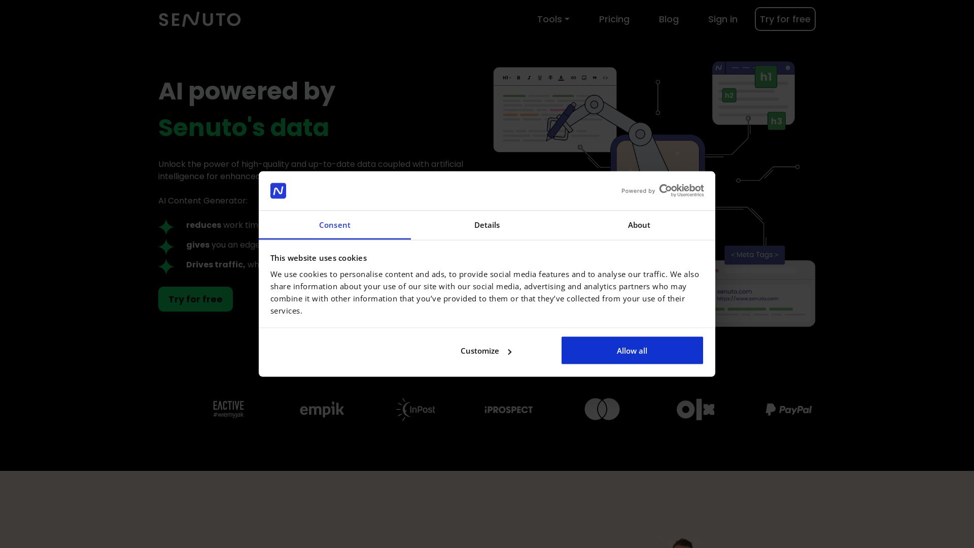 Senuto | Access AI-Driven SEO Data and Content Creation | Futureen