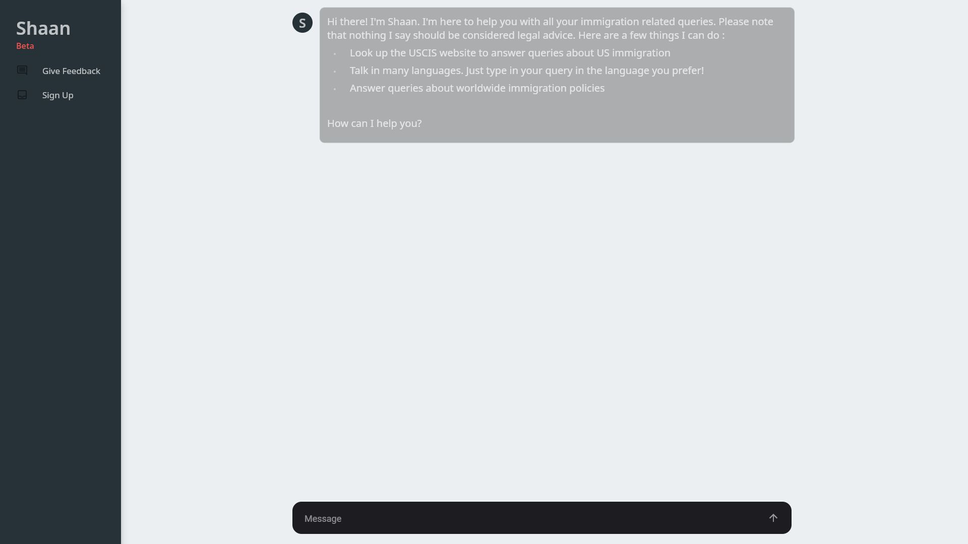 Shaan.ai | Simplify the Immigration Process | Futureen
