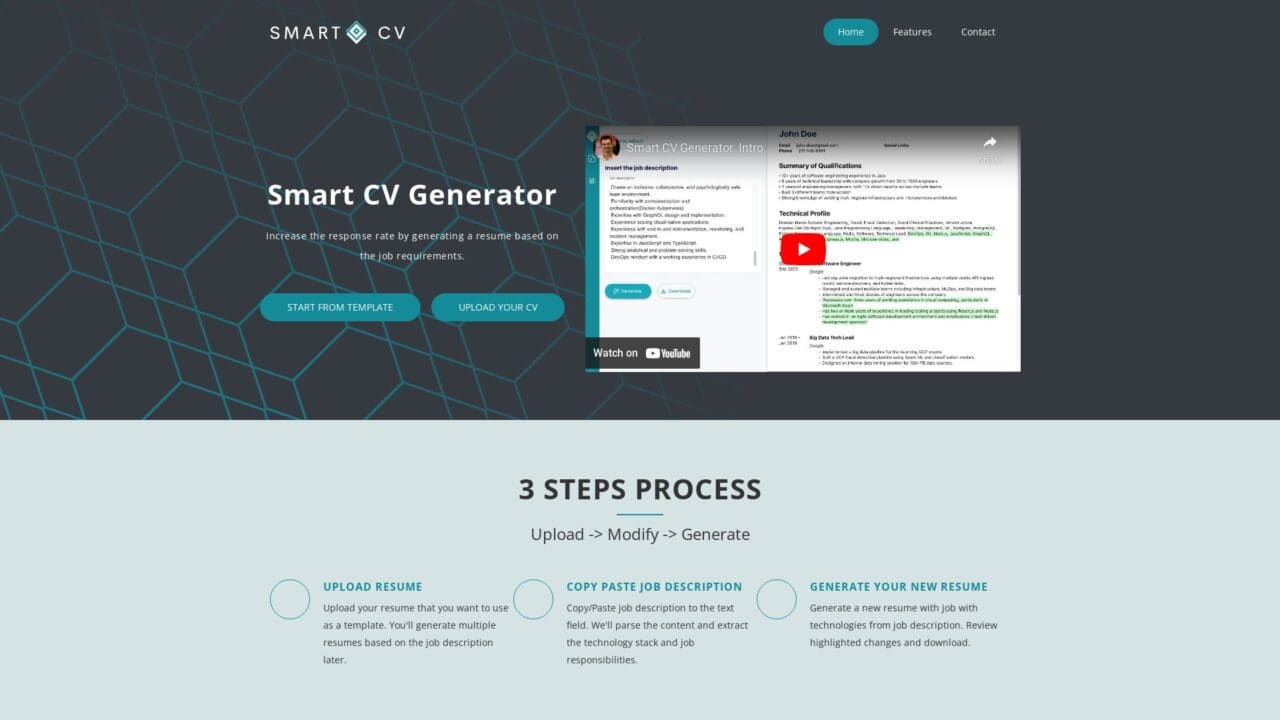 Smart CV | Create Custom Resumes with Ease | Futureen