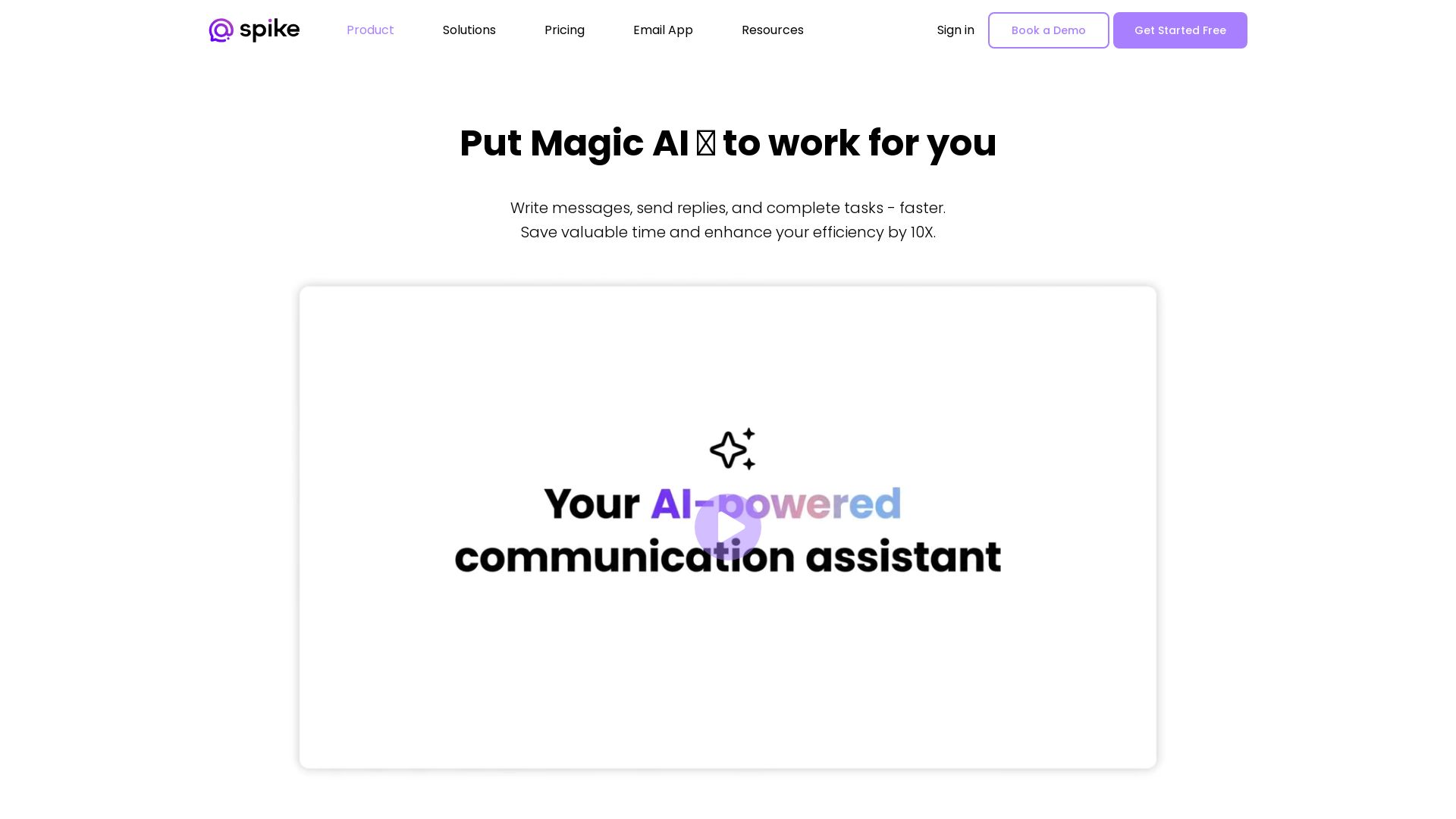 Spike's Magic AI | Improve your workflow efficiency | Futureen