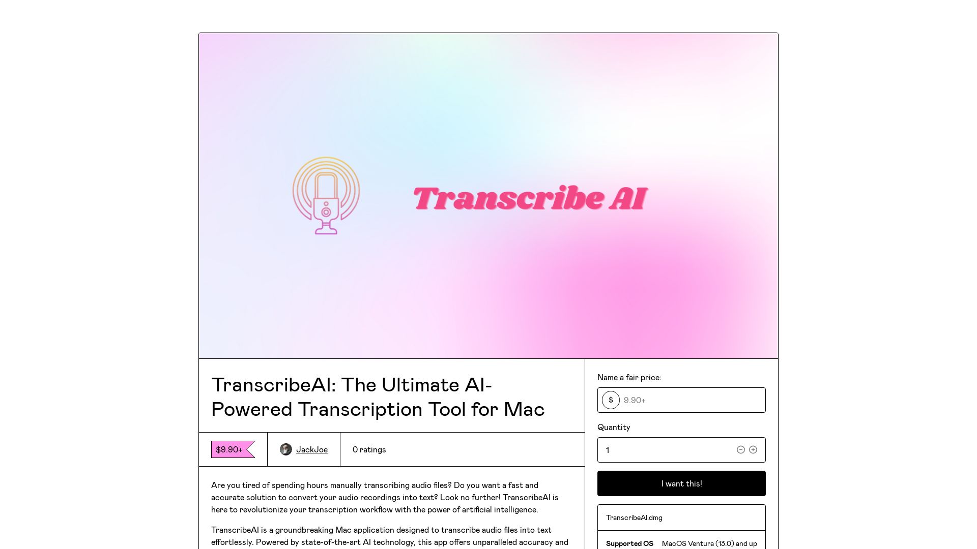 TranscribeAI: The Premier AI-Driven Transcription Tool for Mac. | Futureen