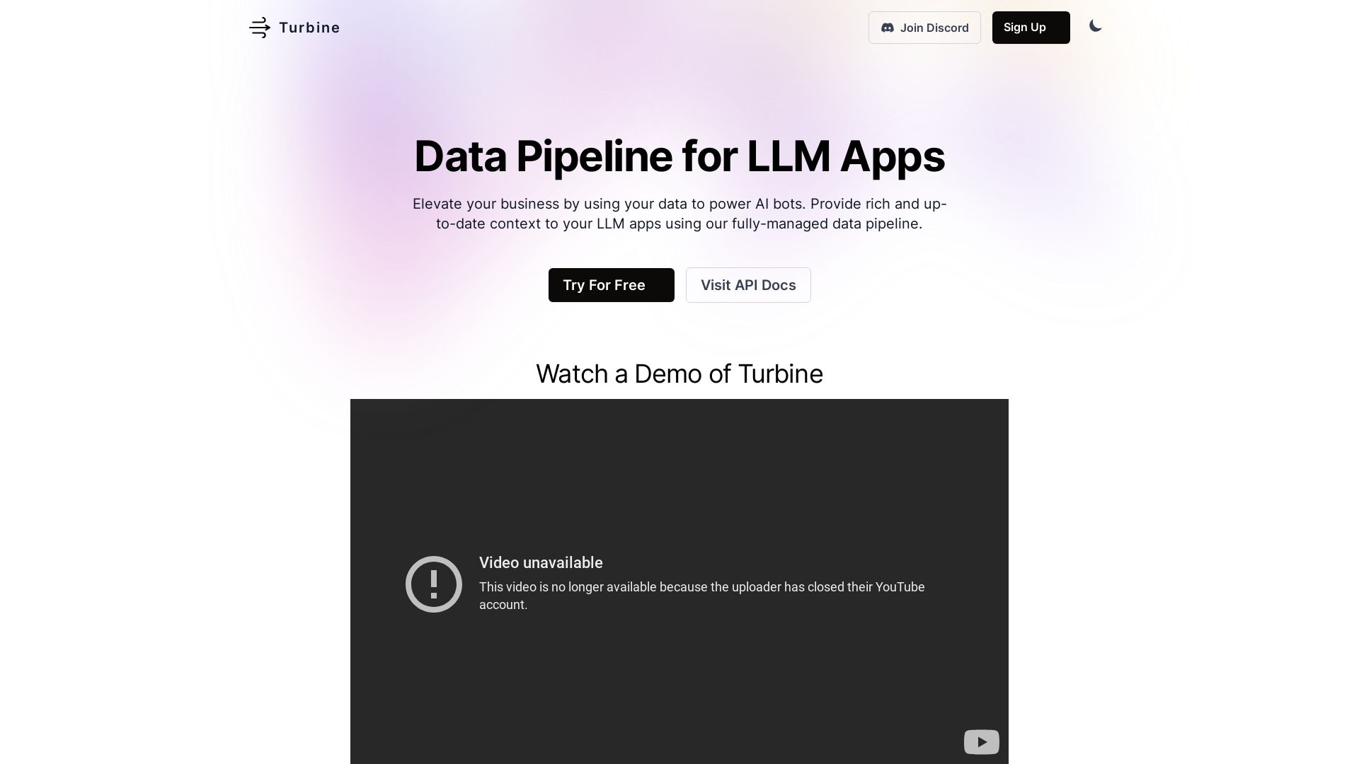 Turbine | Automated data pipeline for AI applications | Futureen