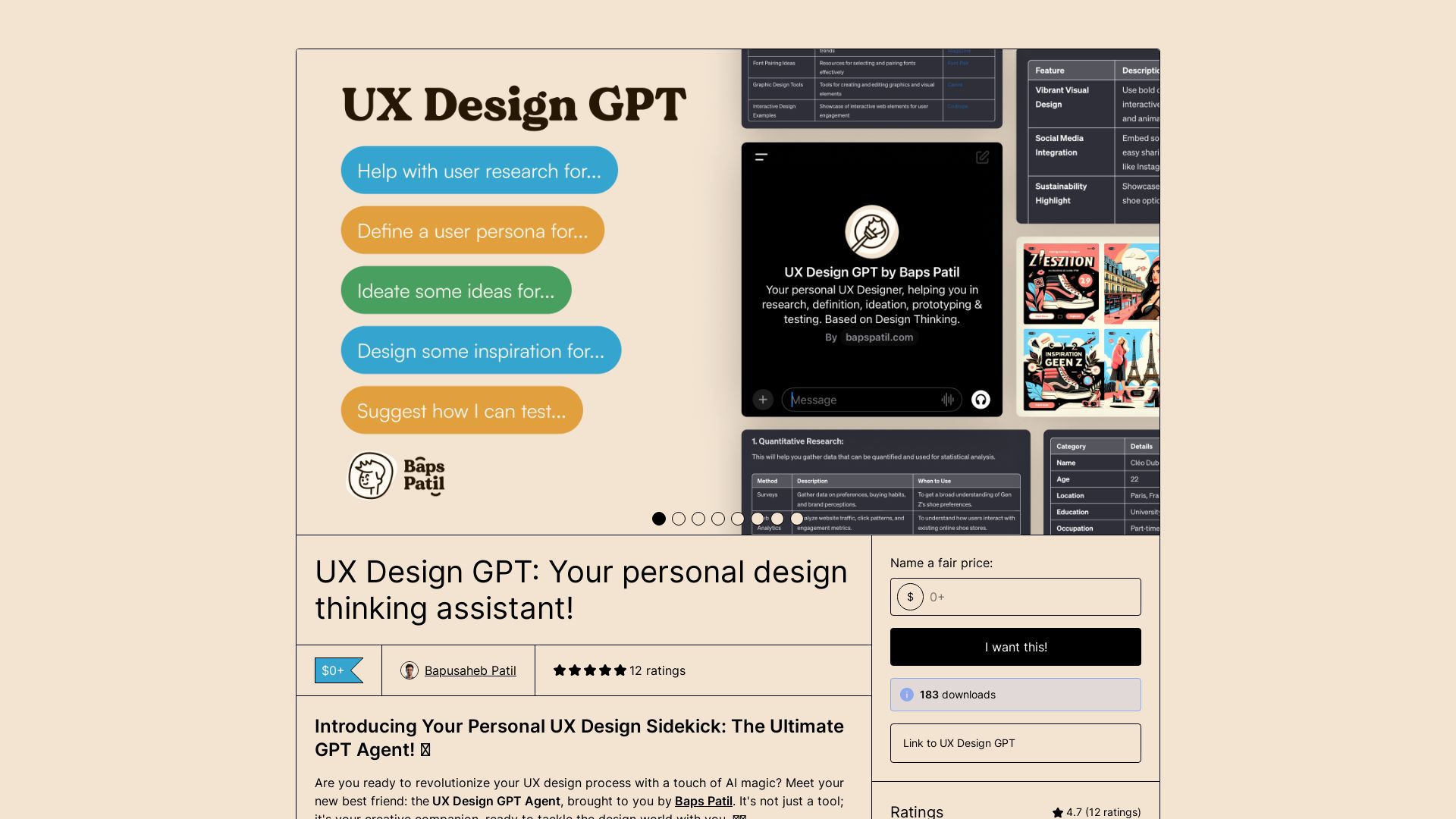 UX Design GPT | Your Personal UX Design Companion | Futureen