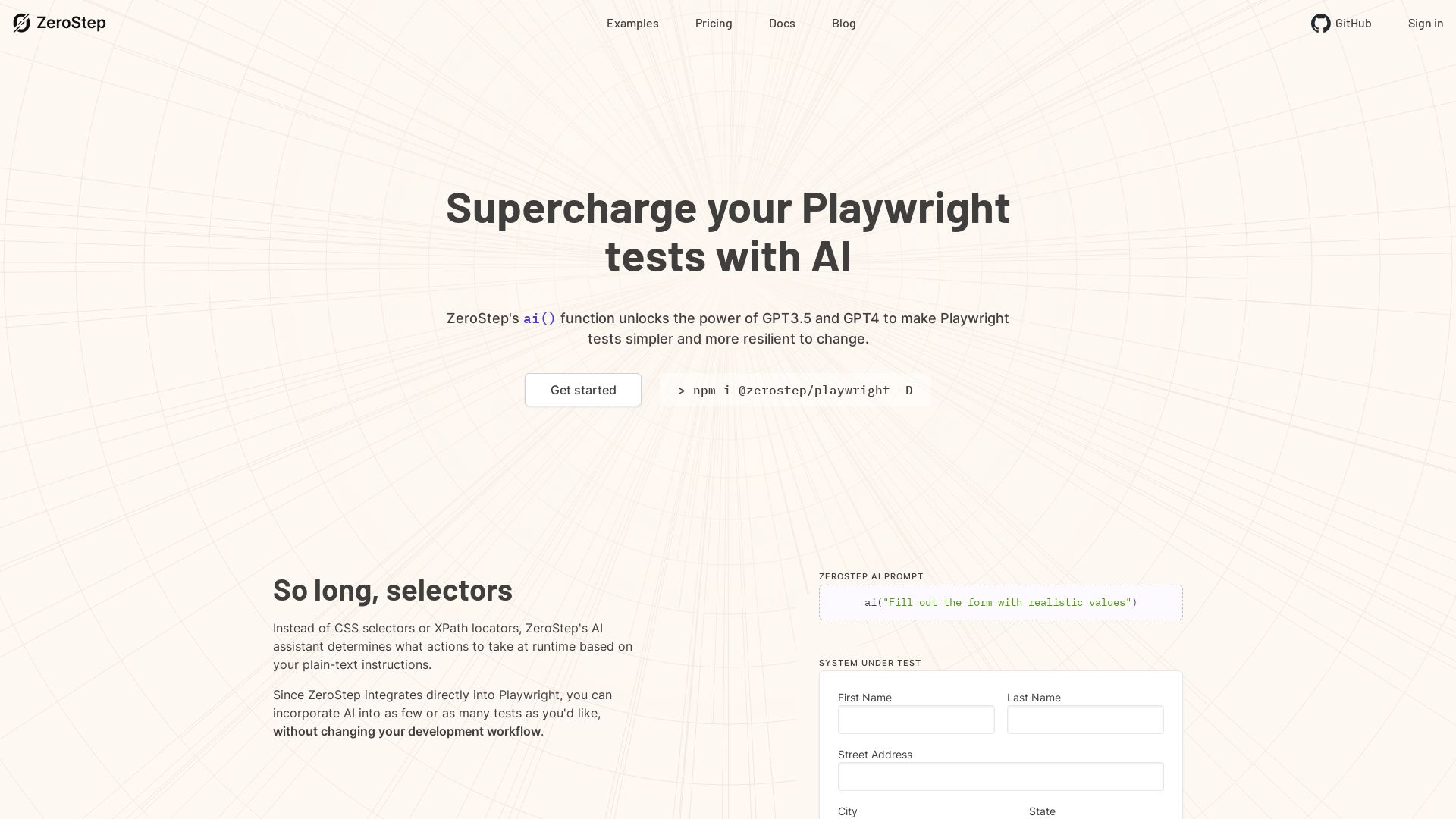 ZeroStep | Streamline Playwright Testing with AI Today! | Futureen