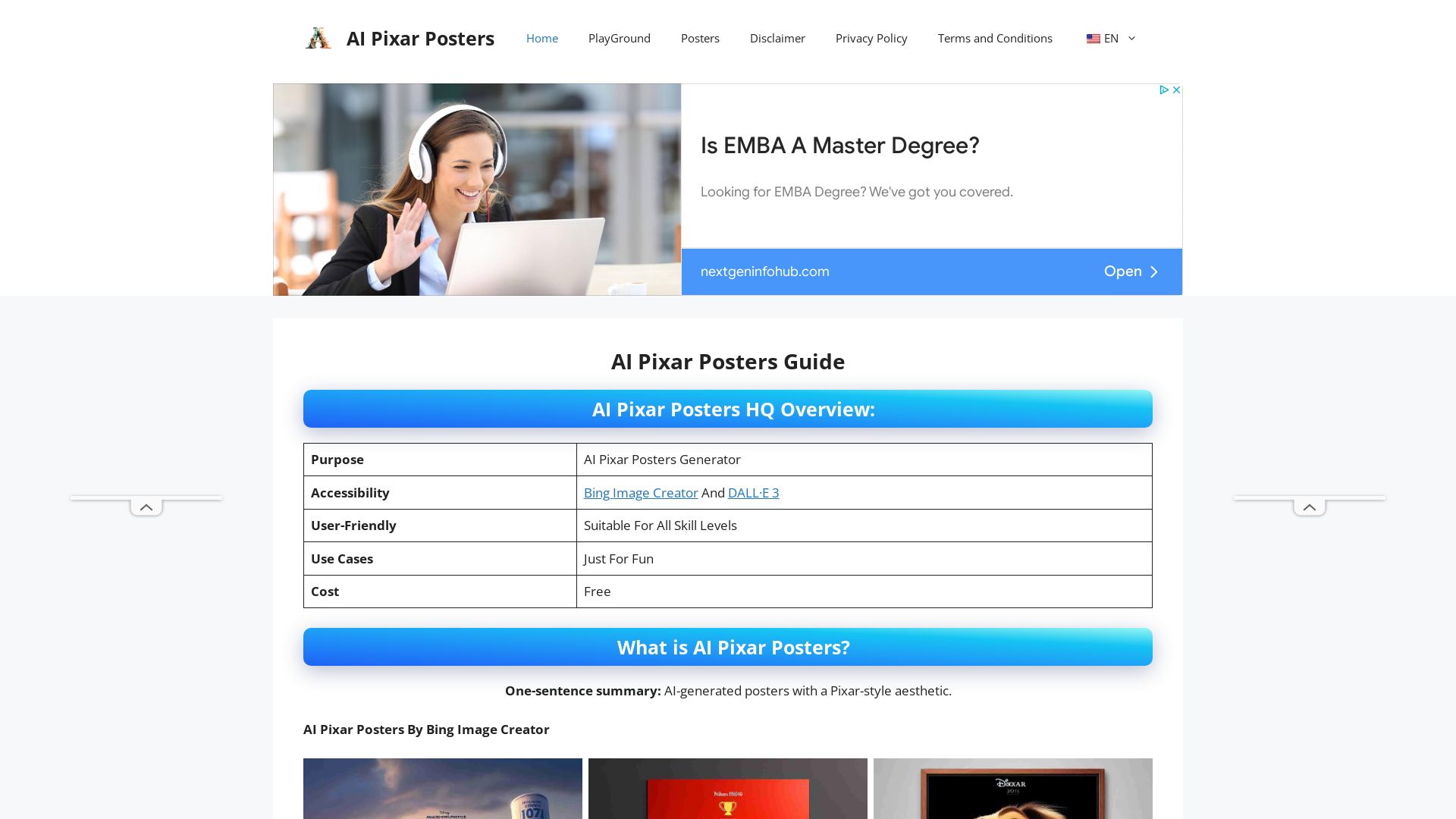 Title: AI Pixar Posters | Craft Eye-Catching Pixar-Inspired Posters at ...