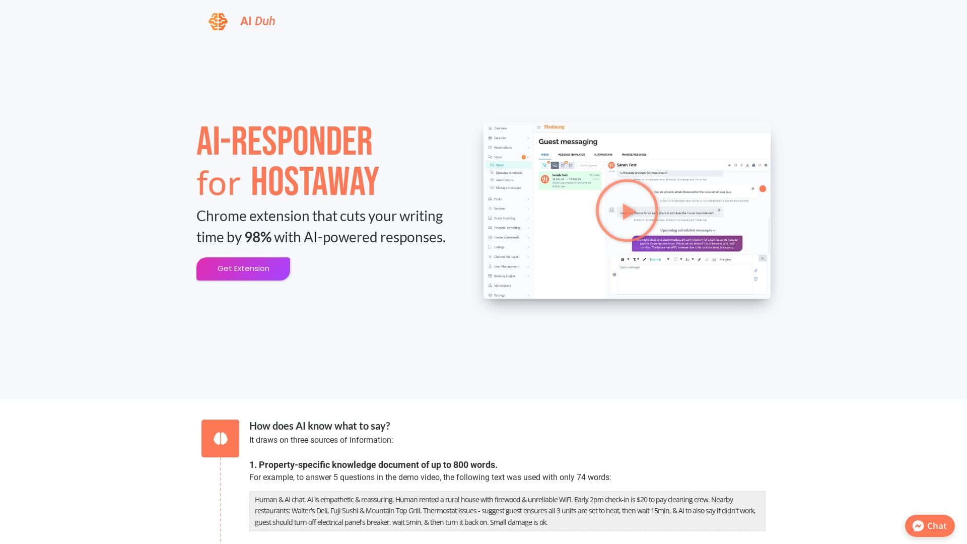 AI-Responder for HostAway | Enhance Guest Communication by 98% | Futureen