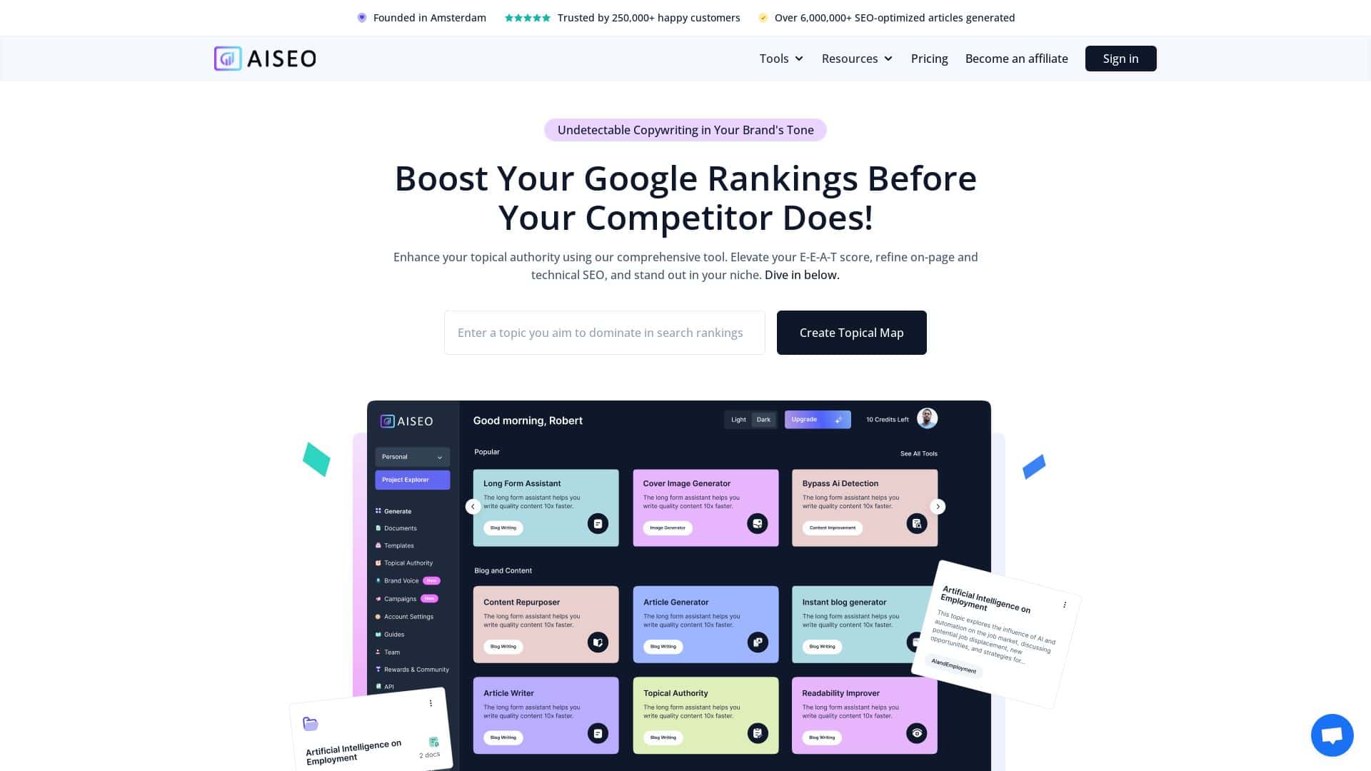 AISEO | Simplify Your Content Creation with AI Optimization | Futureen