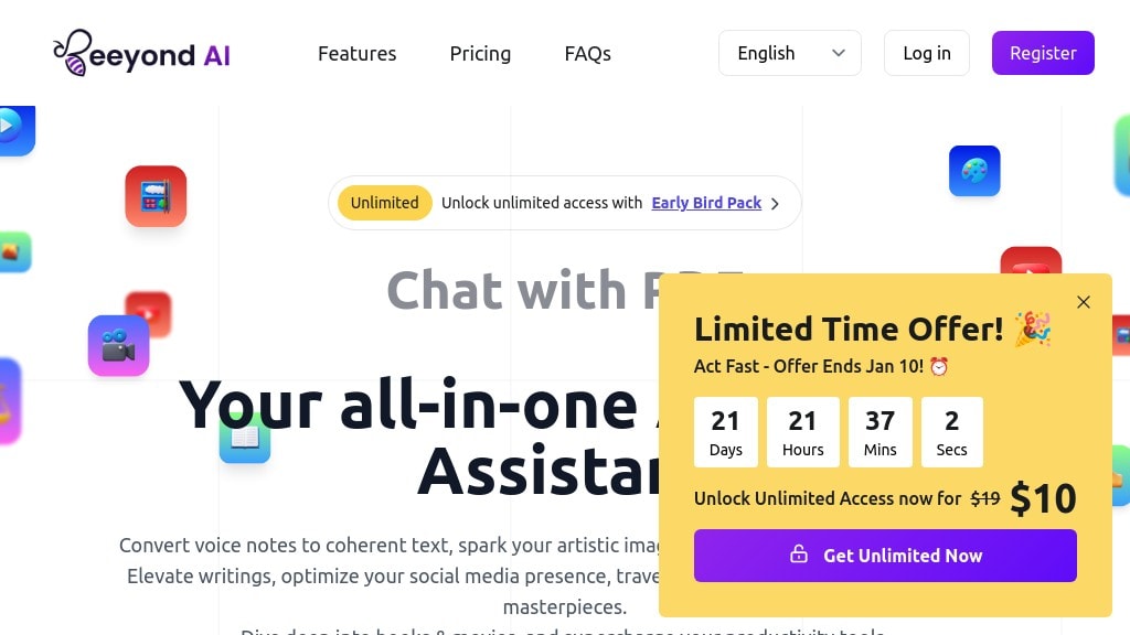 Beeyond AI | Boost Your Efficiency with a Versatile Assistant | Futureen